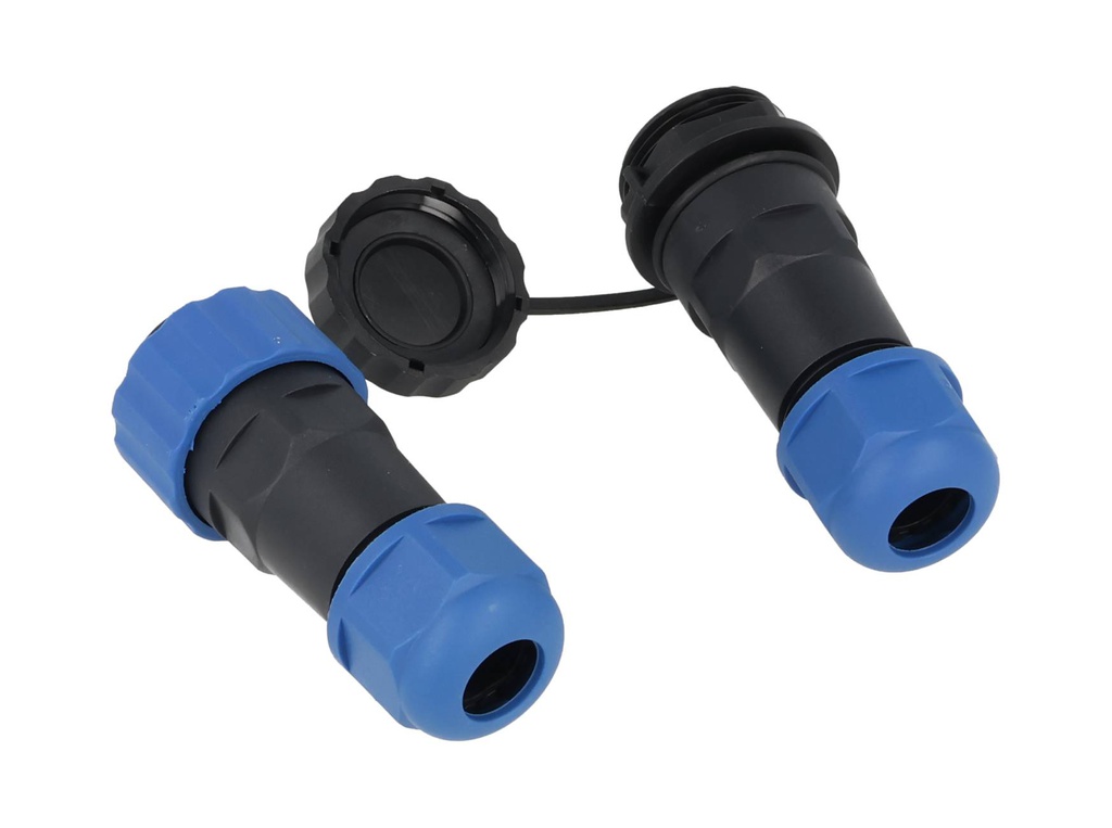 TP-SP20-S12P — CONECTORES EXTENSION/RECTO (PAR) 12PIN, IMPERMEABLES ...